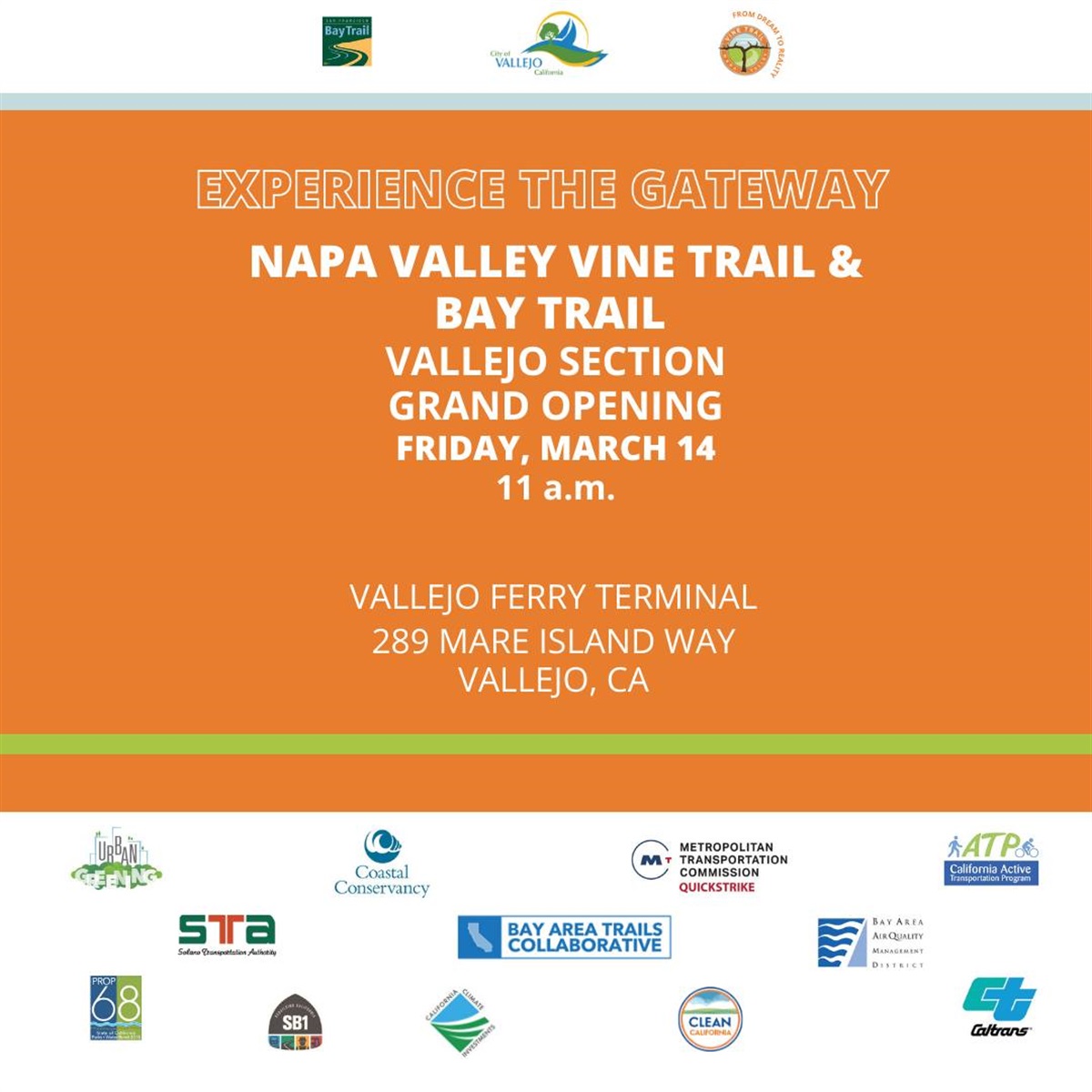 Napa Valley Vine Trail & Bay Trail - American Canyon CA